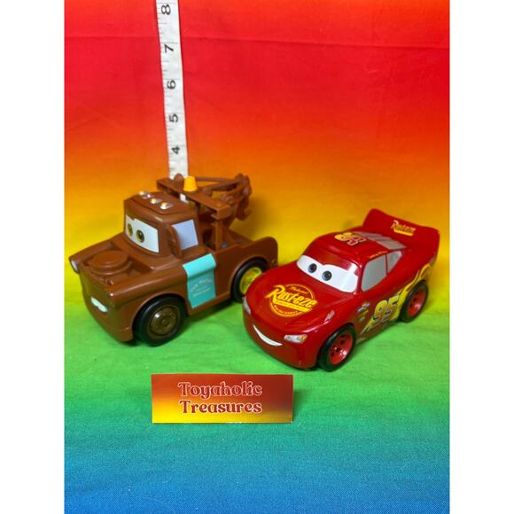 Pixar | Toys | Disney Pixar Cars Lightning Mcqueen Mater Track Talkers ...